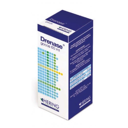 DRENASE Gocce Hering Fitocompesso Gocce 60ml|Drenante PELLE FEGATO RENI