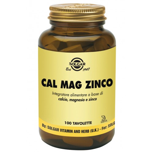 SOLGAR CAL MAG ZINCO - ACQUISTA SU FARMAPOINT.IT